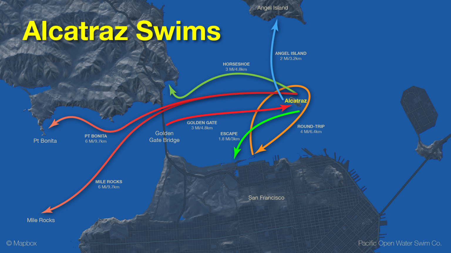 Alcatraz Swims - Pacific Open Water Swim Co.